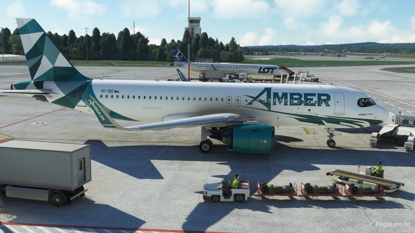 [A32NX] FlyByWire A320Neo - OK-DBZ / Amber Virtual Airlines / 4K for Microsoft Flight Simulator ...