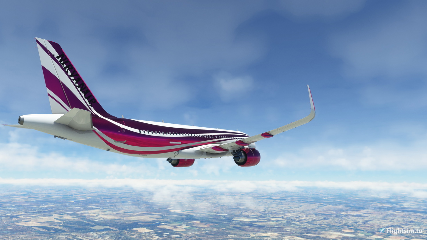 Flybywire - A32NX - Nirvanair 2023 Livery voor Microsoft Flight ...
