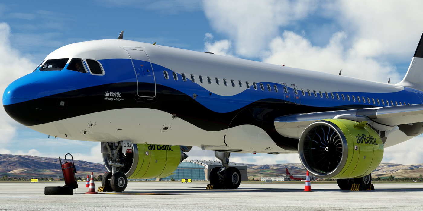 [A32NX] FlyByWire | Airbus A320neo AirBaltic Estonia YL-CSJ in 8k のために ...