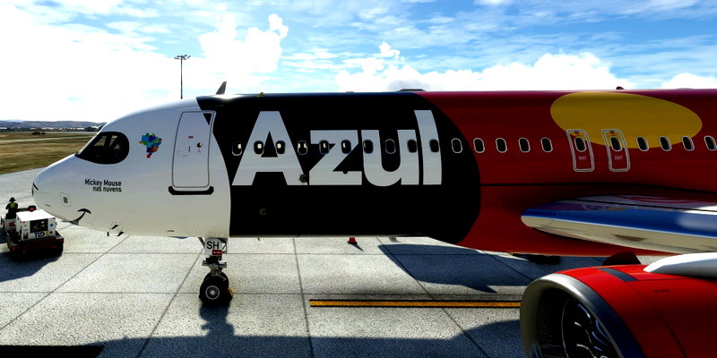 Threads - [A32NX] FlyByWire | Airbus A320neo AZUL Mickey Mouse PR-YSH ...