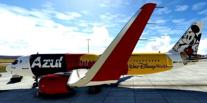 Threads - [A32NX] FlyByWire | Airbus A320neo AZUL Mickey Mouse PR-YSH ...