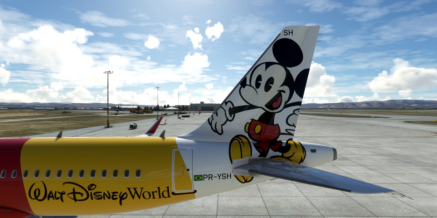 [A32NX] FlyByWire | Airbus A320neo AZUL Mickey Mouse PR-YSH in 8k for ...