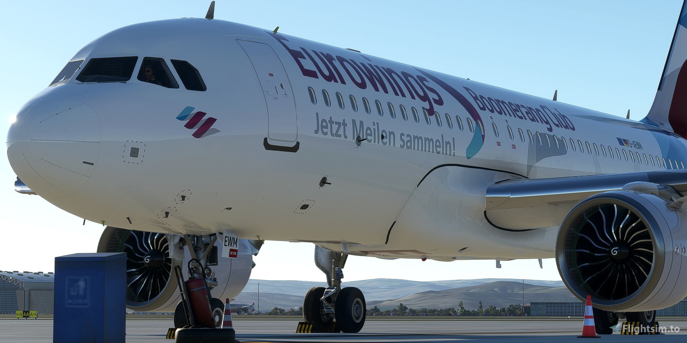 [A32NX] FlyByWire | Airbus A320neo Eurowings D-AEWM in 8k for Microsoft ...