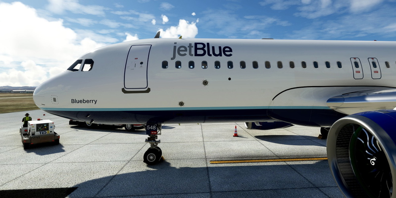 [A32NX] FlyByWire | Airbus A320neo JetBlue Blueberry N548JB in 8k for ...
