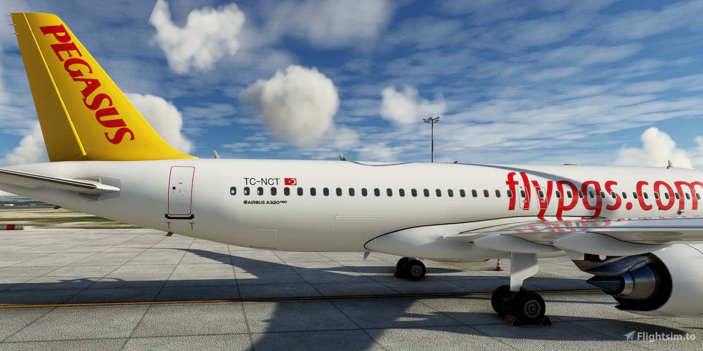 [A32NX] FlyByWire | Airbus A320neo Pegasus Airlines TC-NCT 8k for Microsoft Flight Simulator | MSFS