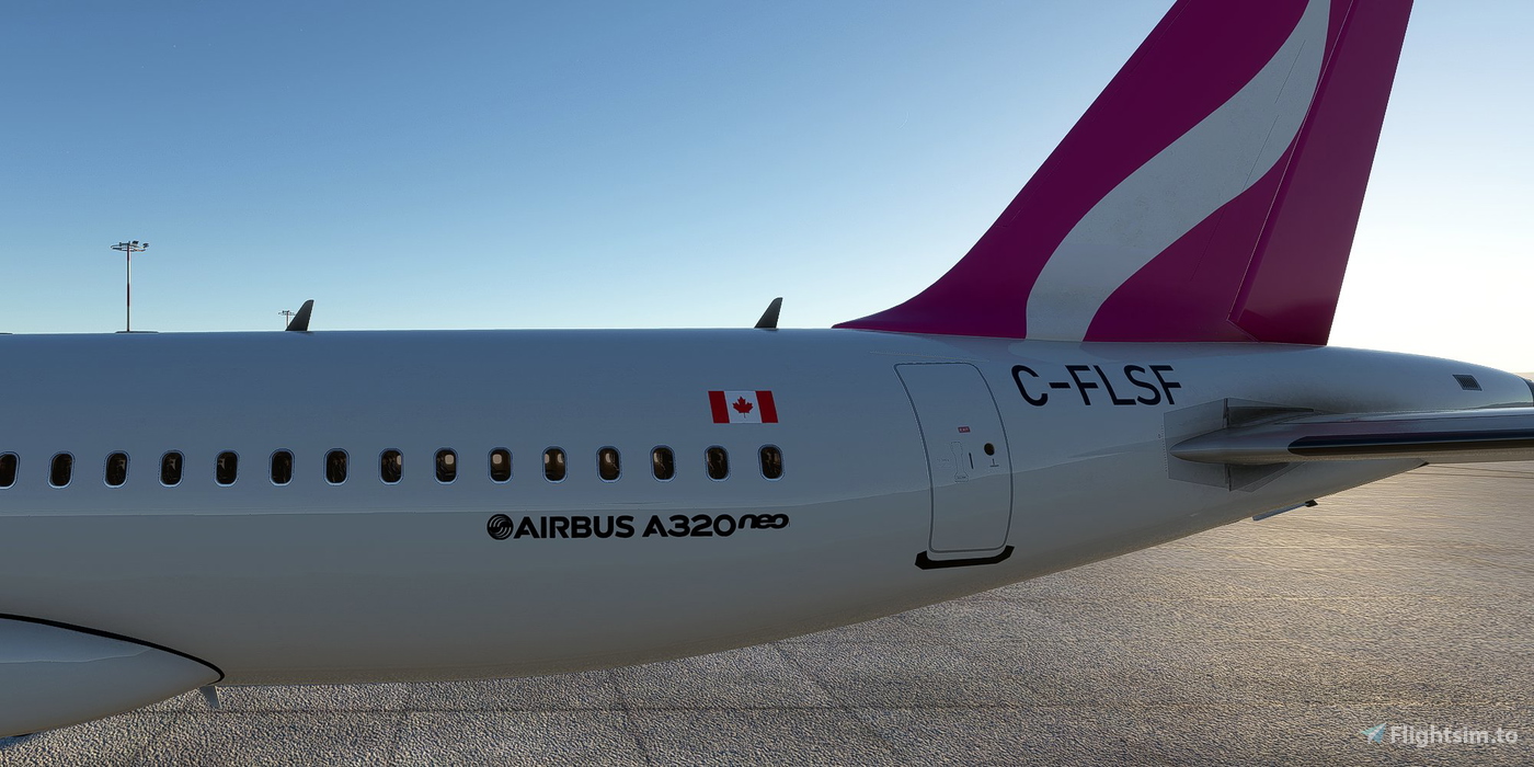 [A32NX] FlyByWire | Airbus A320neo SWOOP Airlines C-FLSF 8k for ...