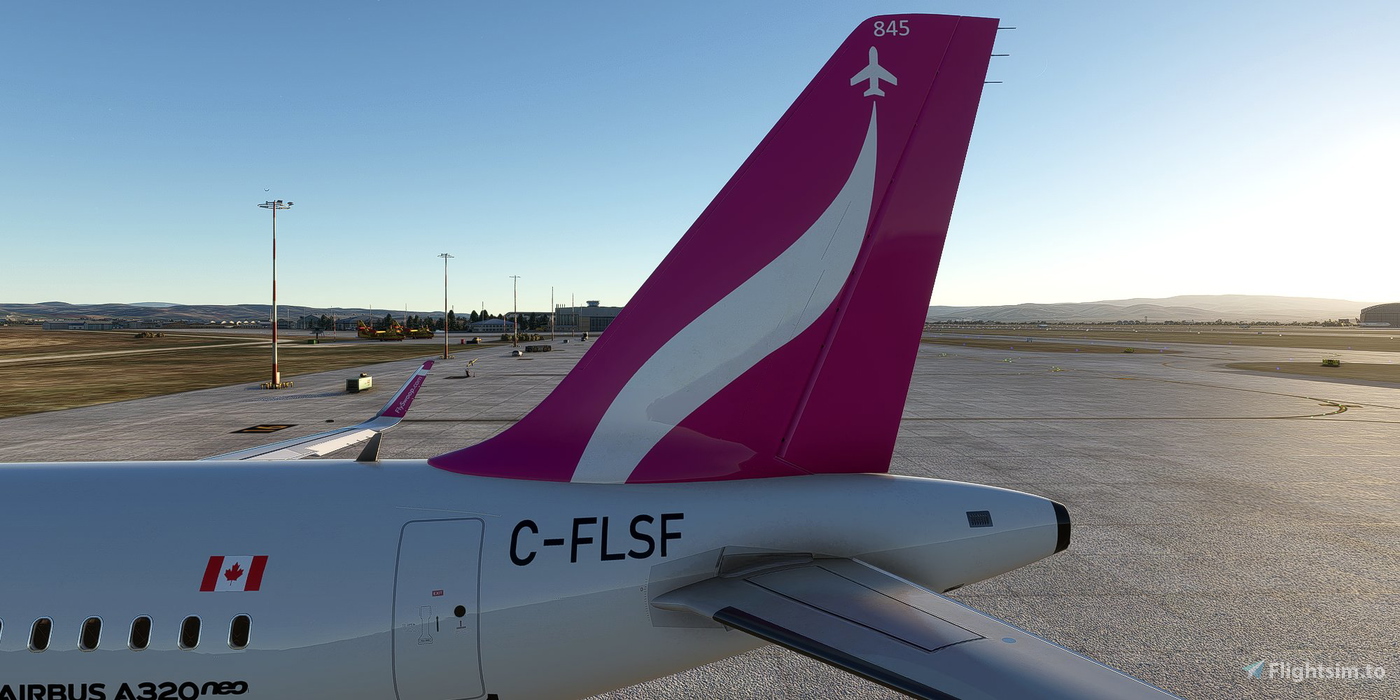[A32NX] FlyByWire | Airbus A320neo SWOOP Airlines C-FLSF 8k für Microsoft Flight Simulator | MSFS