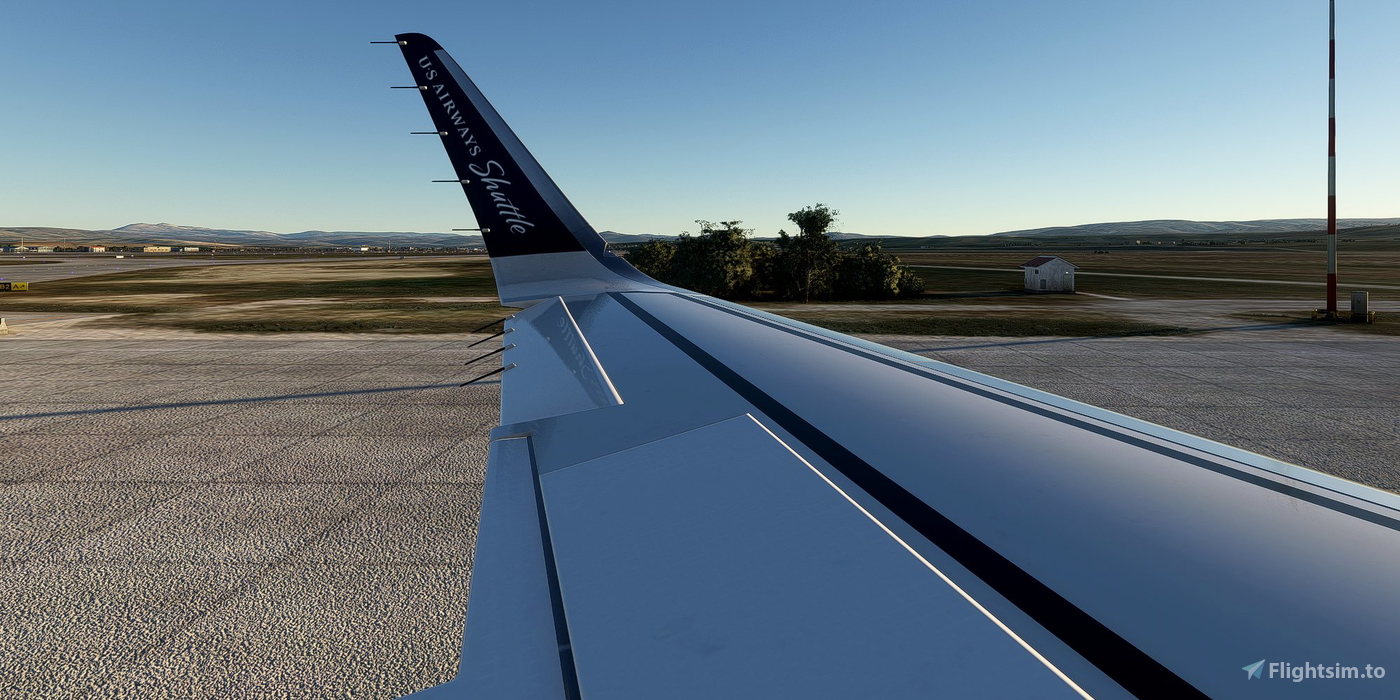 [A32NX] FlyByWire | Airbus A320neo US AIRWAYS Shuttle N106US in 8k for ...