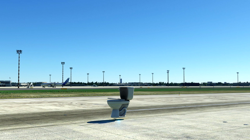 Flying Toilet for Microsoft Flight Simulator | MSFS