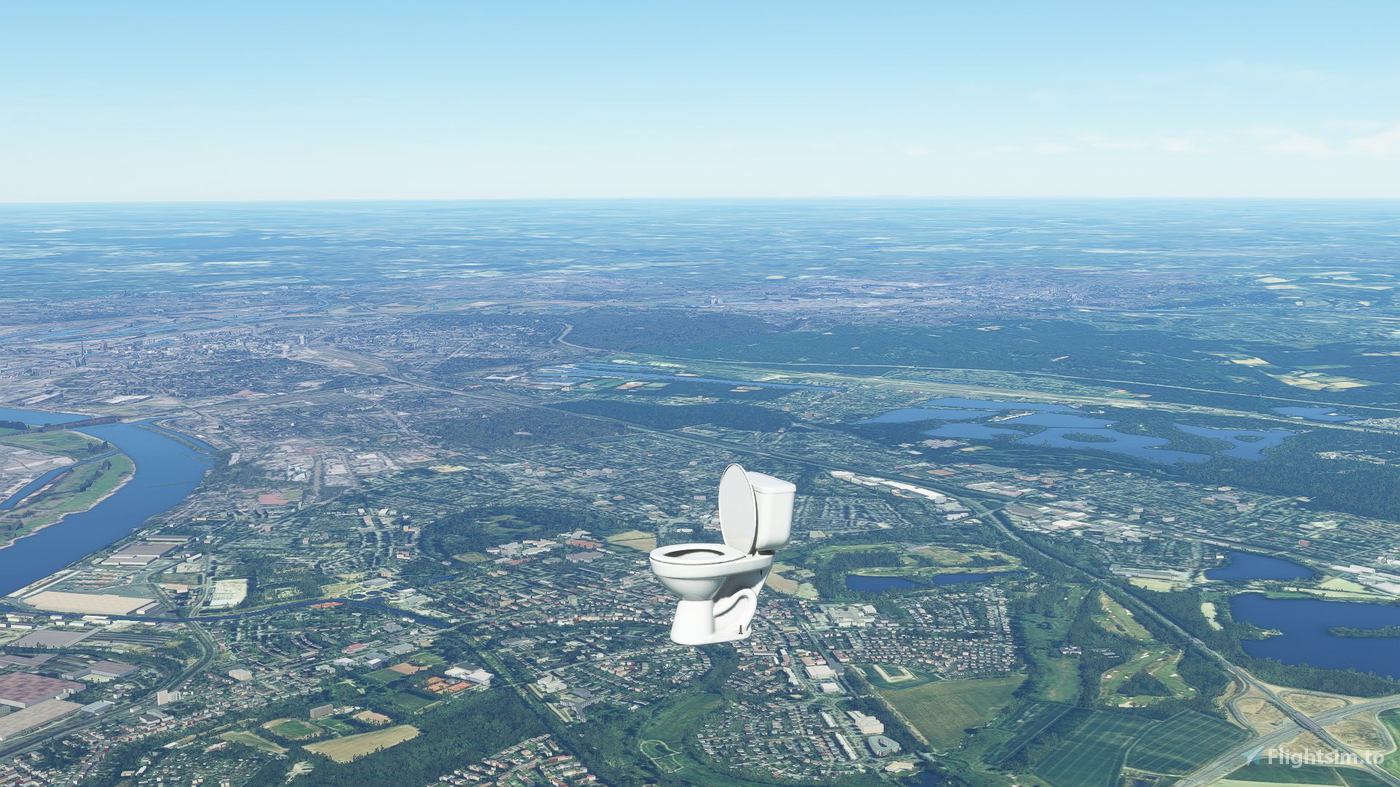Flying Toilet for Microsoft Flight Simulator | MSFS