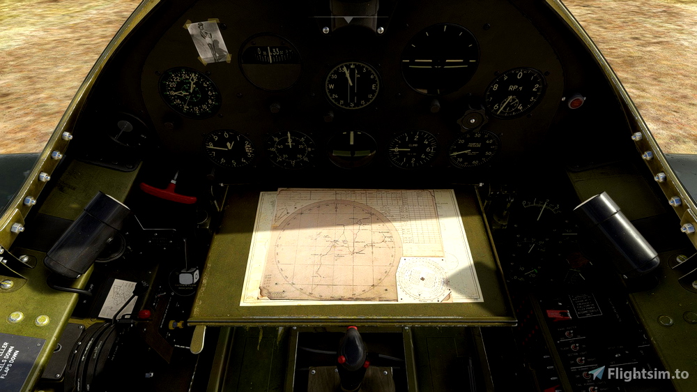 FlyingIron F6F USN navigational Plotter (image) for Microsoft Flight ...