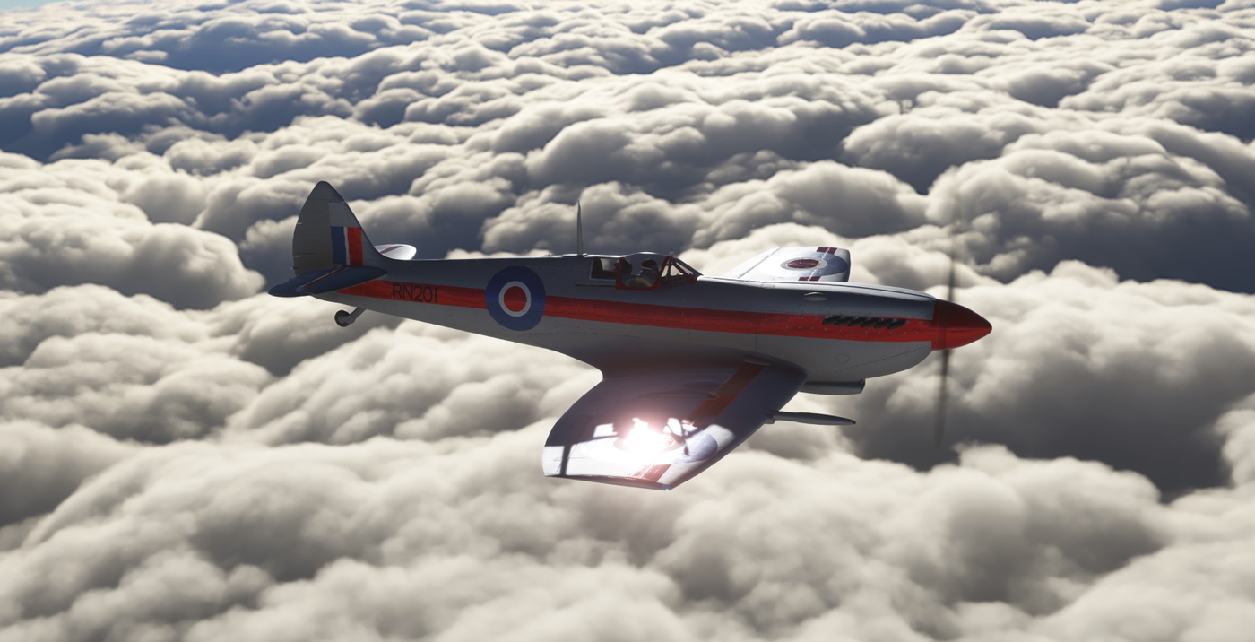 FlyingIron SpitfireIX Repaint Livery: 361 Spitfire F.XIVe RN201 for ...
