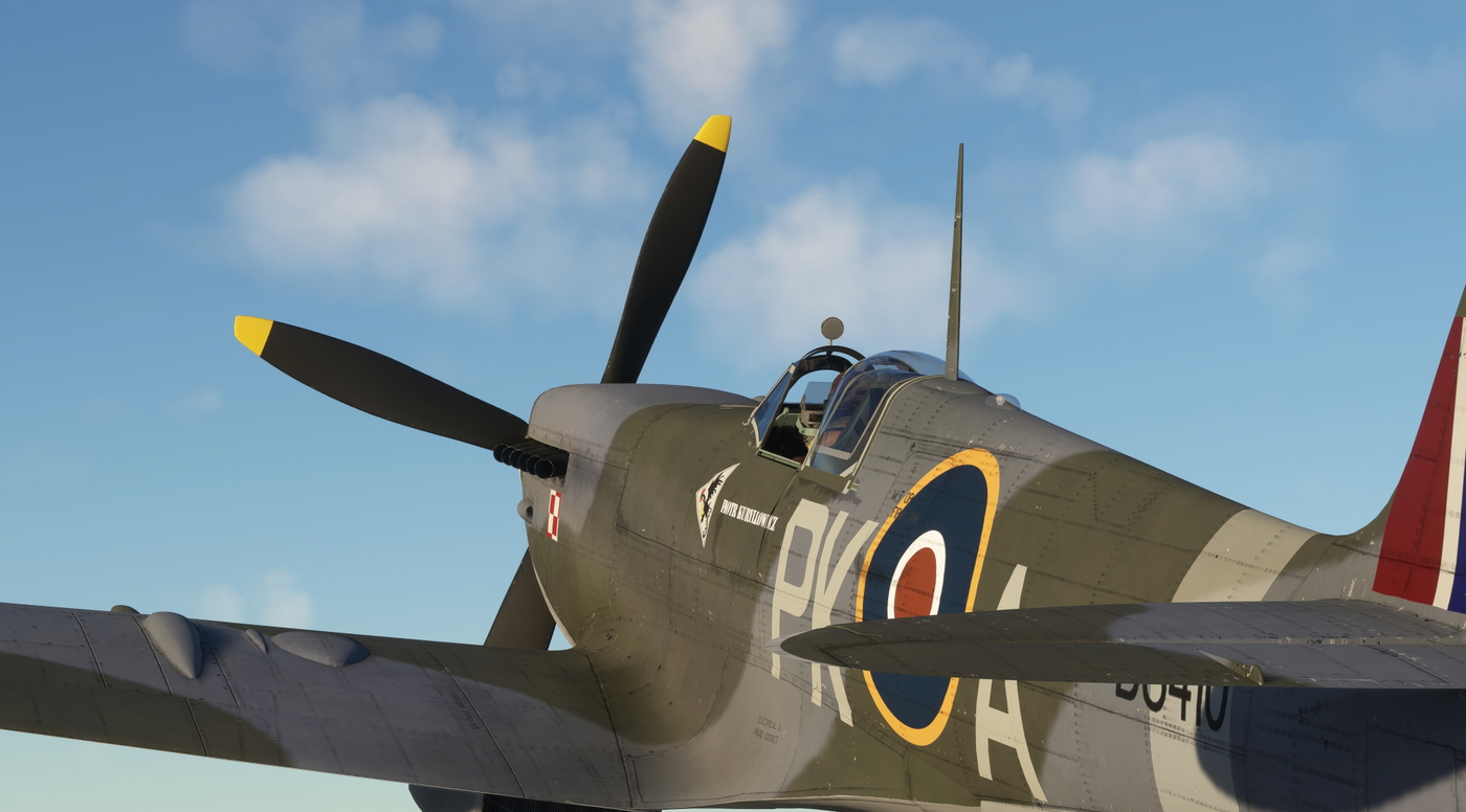 FlyingIron SpitfireIX Repaint Livery: G-TCHI for Microsoft Flight ...