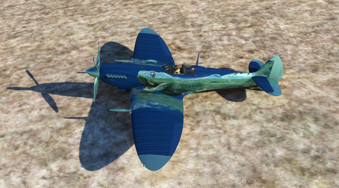 FlyingIron SpitfireIX Repaint Livery: Ice Viper for Microsoft Flight ...