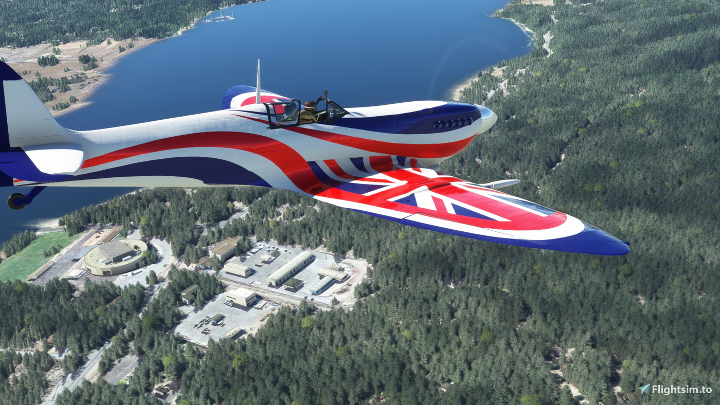 FlyingIron SpitfireIX Repaint Livery: Union Jack for Microsoft Flight ...
