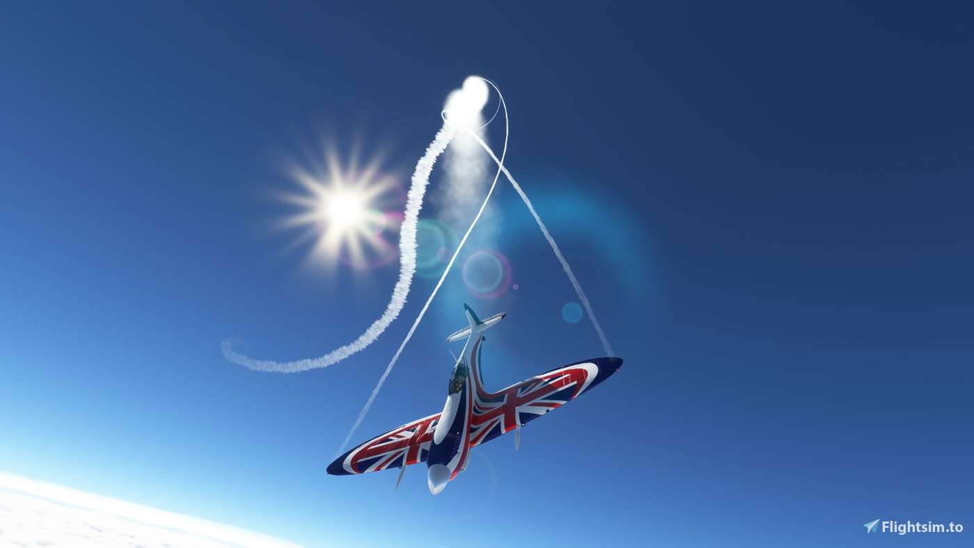 FlyingIron SpitfireIX Repaint Livery: Union Jack for Microsoft Flight ...
