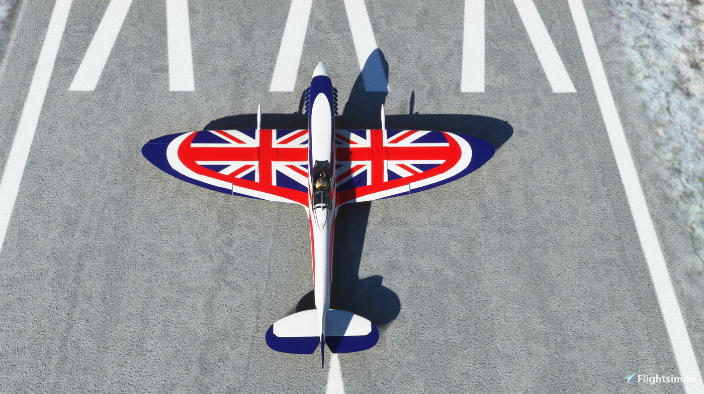 FlyingIron SpitfireIX Repaint Livery: Union Jack for Microsoft Flight ...