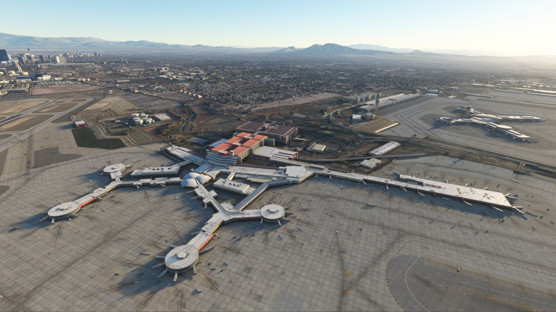 FlyTampa KLAS Las Vegas - No Static Aircraft - MSFS Add-on - Flightsim.to