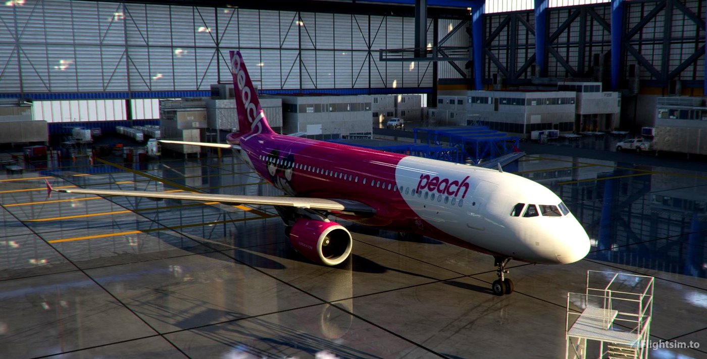FNX A320 - Peach JA816P for Microsoft Flight Simulator | MSFS