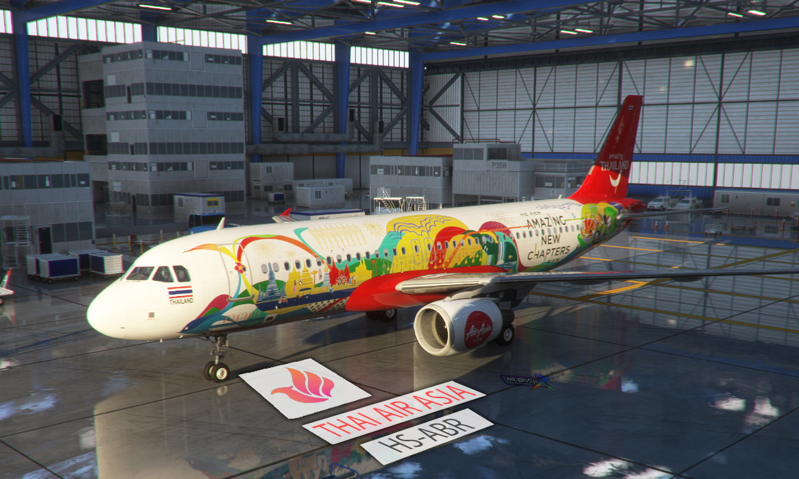 FNX A320CFM Thai Air Asia - AMAZING NEW CHAPTERS | HS-ABR | AirBrush ...