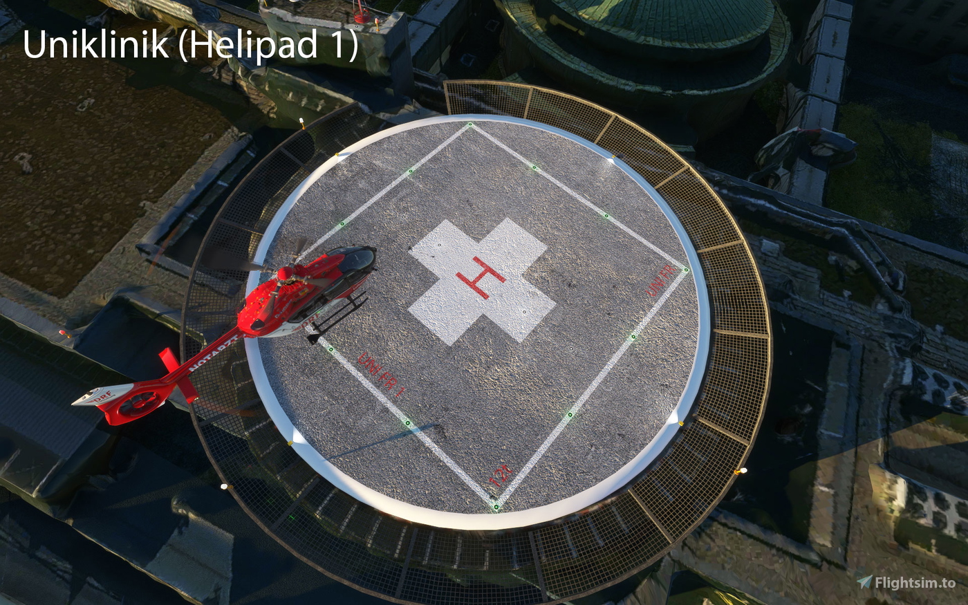 Freiburg i.B. Hospital Helipads for Microsoft Flight Simulator | MSFS