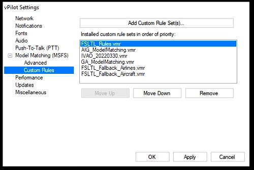 FSLTL Fallback Model Matching (for Vatsim) for Microsoft Flight ...
