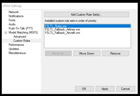 FSLTL Fallback Model Matching (for Vatsim) for Microsoft Flight ...
