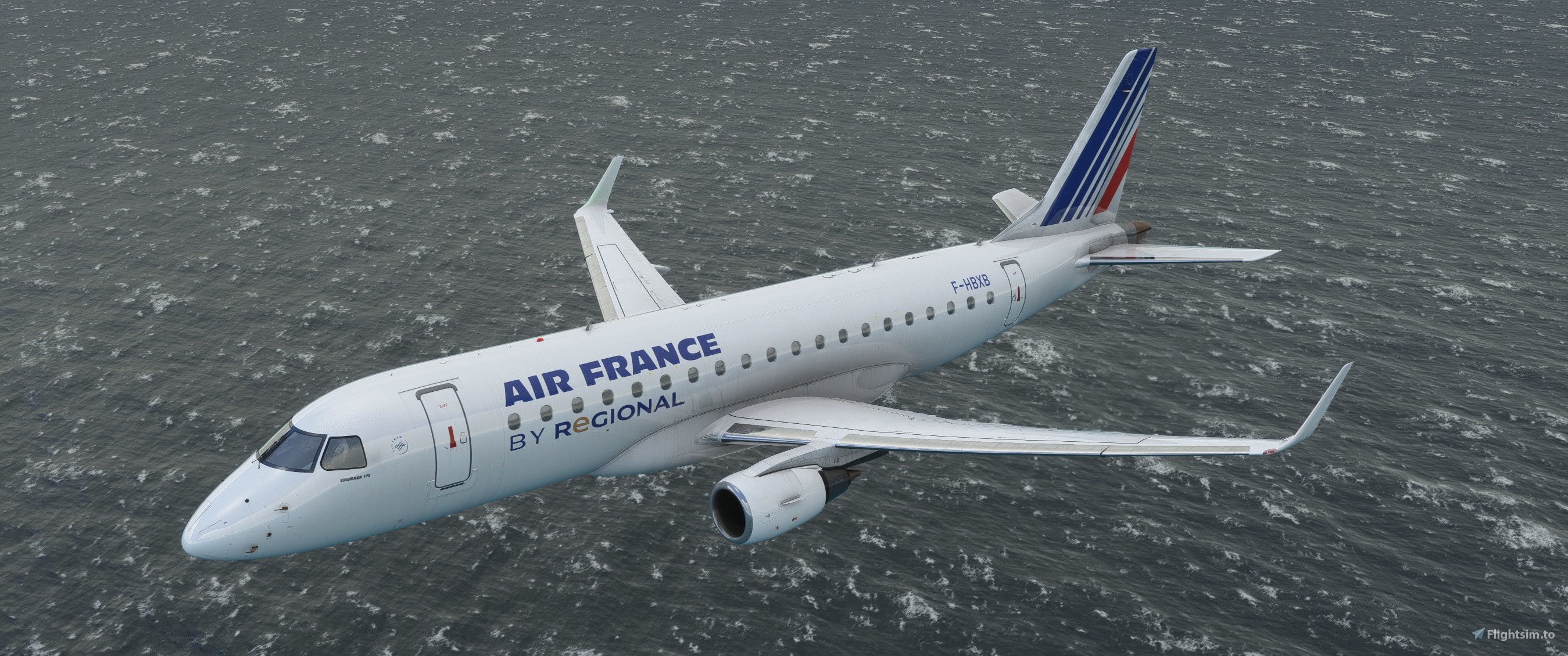 FSS E175 - Air France F-HBXB 2008 for Microsoft Flight Simulator | MSFS