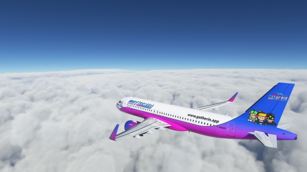 [A32NX] GatherIn 80s Synthwave livery with Chun-Li (Street Fighter) для ...