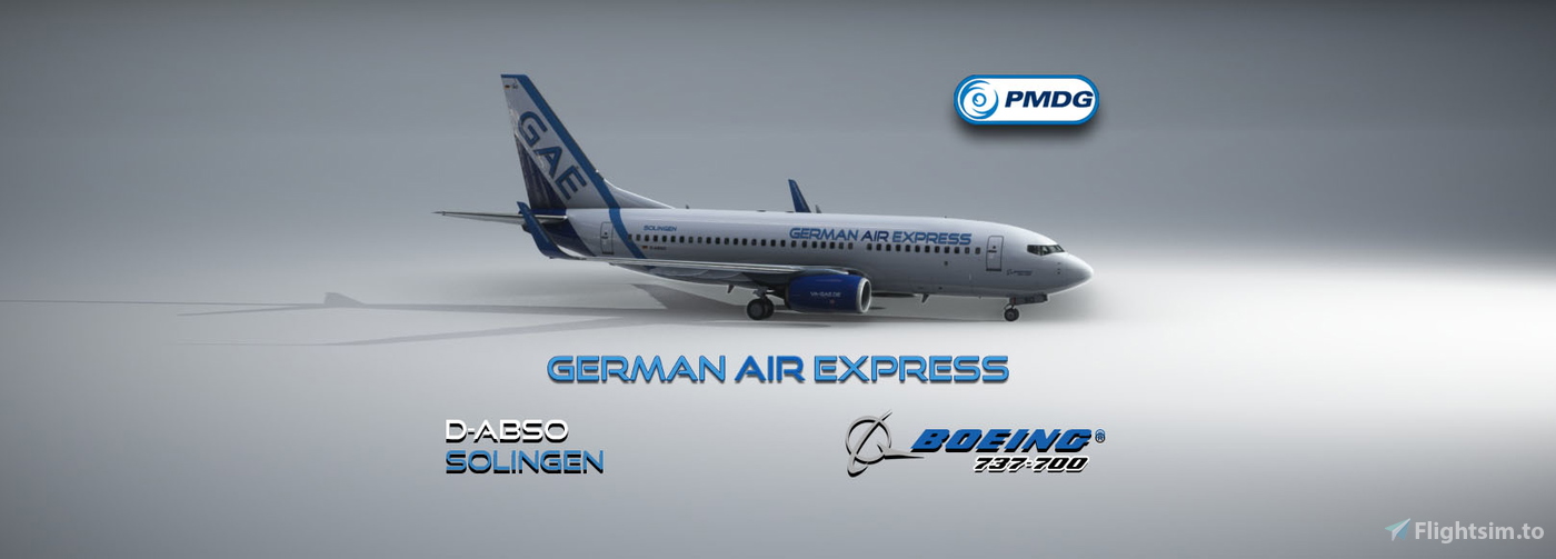 German Air Express VA - PMDG 737-700 BW & SSW Livery Pack for Microsoft Flight Simulator | MSFS