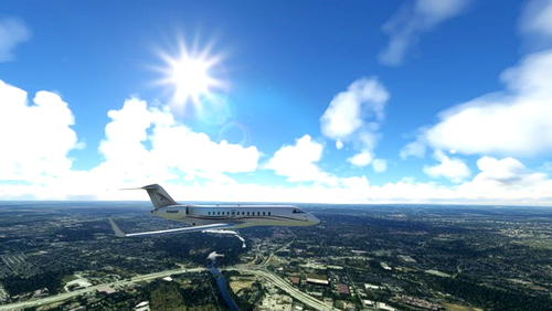Global 6000 Corporate livery » Microsoft Flight Simulator