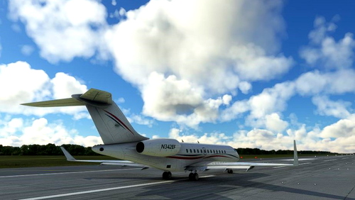 Global 6000 Corporate livery » Microsoft Flight Simulator