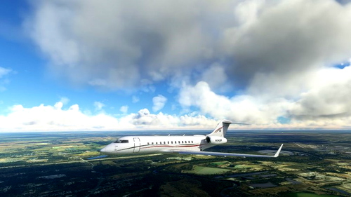 Global 6000 Corporate livery » Microsoft Flight Simulator