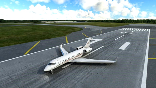 Global 6000 Corporate livery » Microsoft Flight Simulator