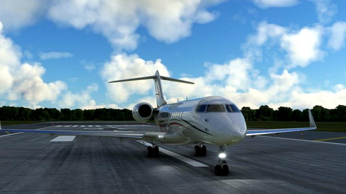 Global 6000 Corporate livery » Microsoft Flight Simulator