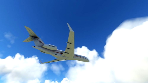 Global 6000 Corporate livery » Microsoft Flight Simulator