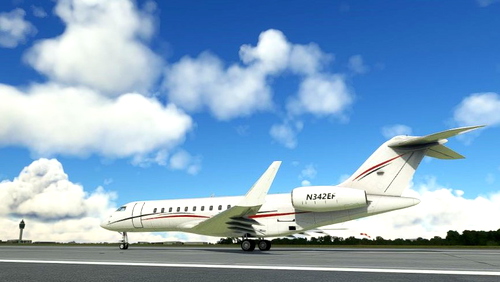 Global 6000 Corporate livery » Microsoft Flight Simulator