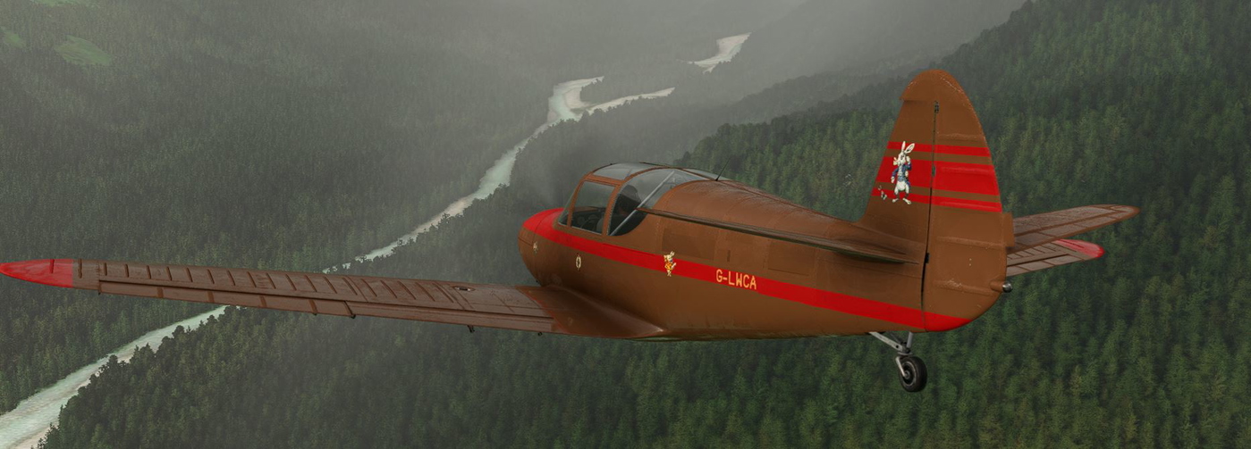 Globe Swift GC-1 ah brown & red Alice G-LWCA for Microsoft Flight ...