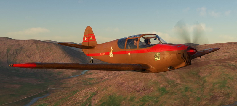 Globe Swift GC-1 ah brown & red Alice G-LWCA for Microsoft Flight ...