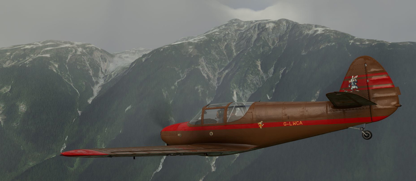 Globe Swift GC-1 ah brown & red Alice G-LWCA for Microsoft Flight ...