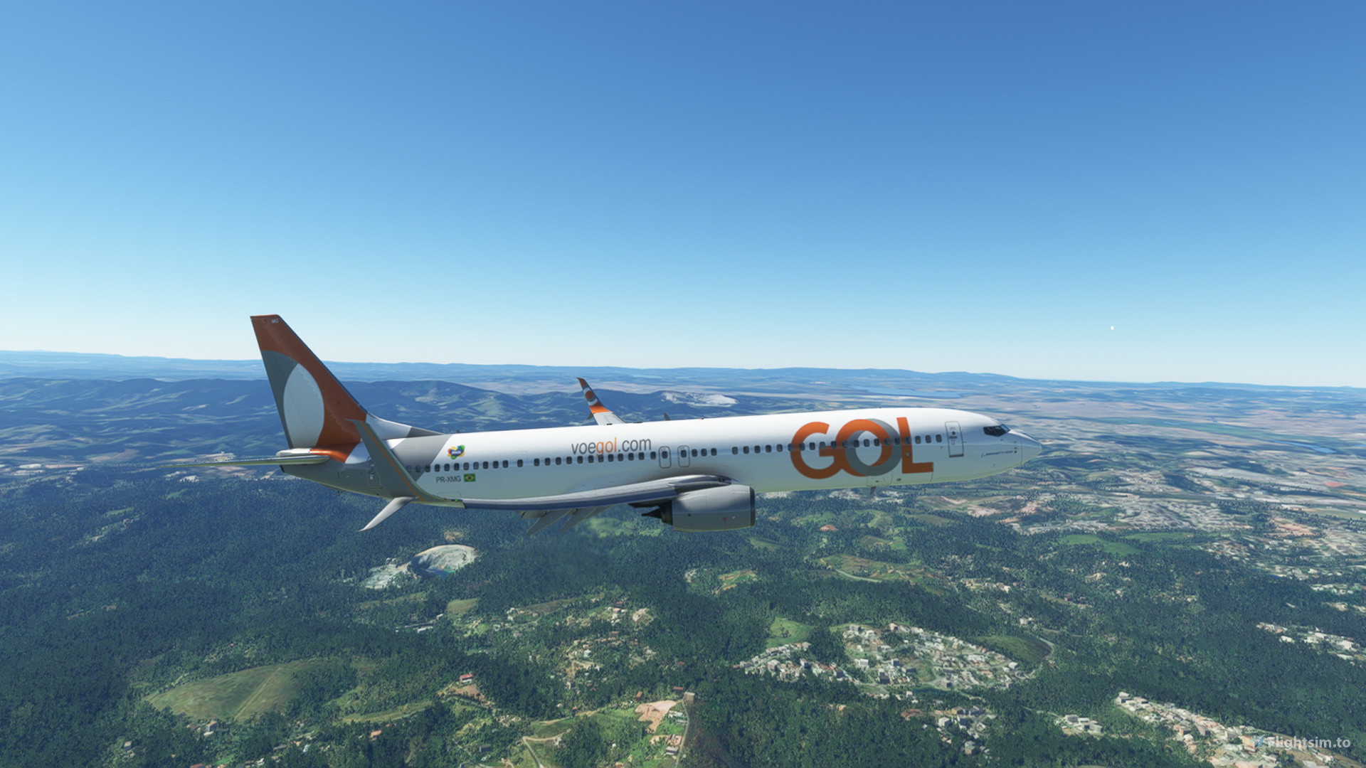 GOL NEW LIVERY PR-XMG SCI 7637-900ER for Microsoft Flight Simulator | MSFS
