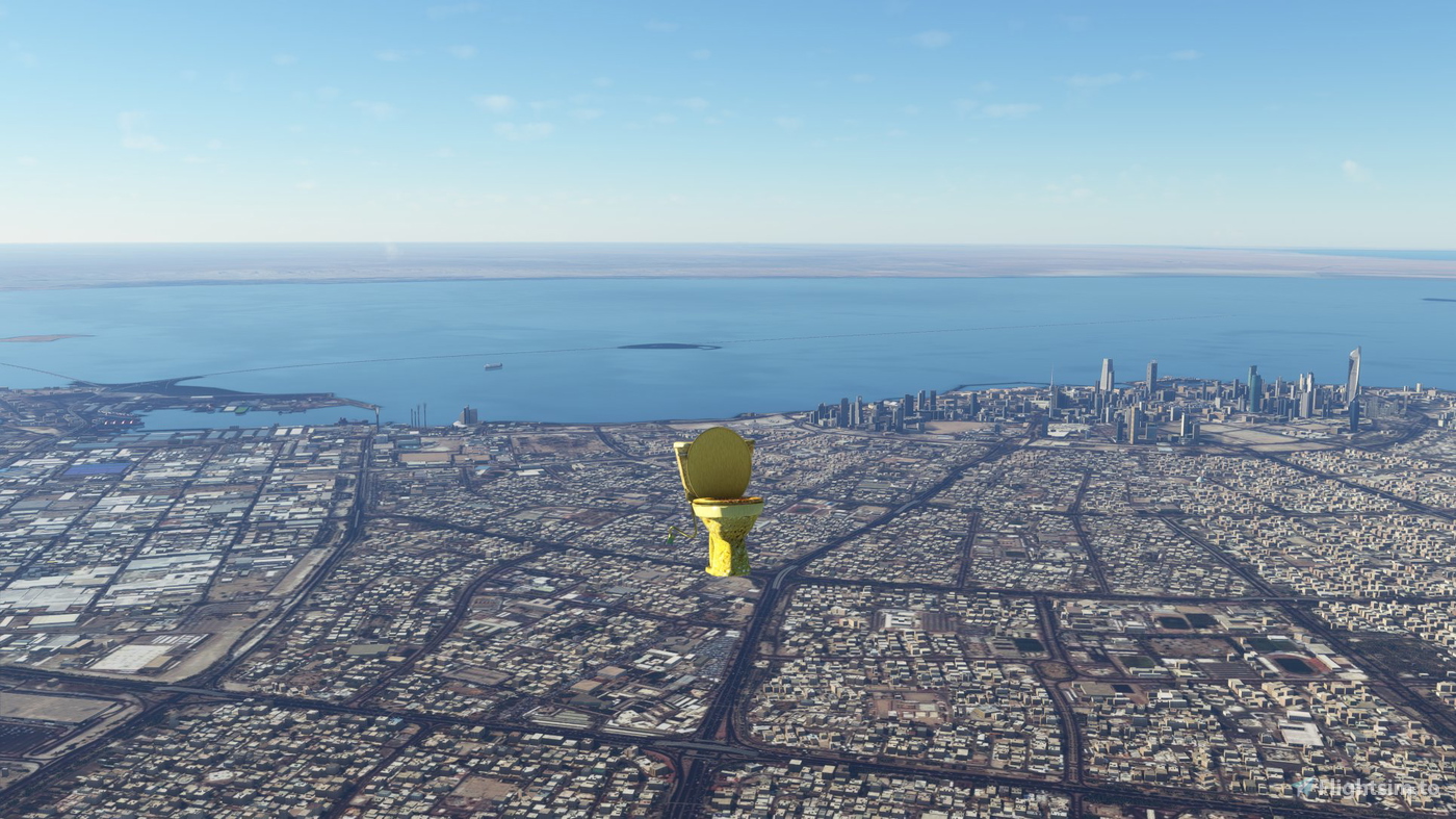 Golden Toilet livery for the Flying Toilet for Microsoft Flight ...