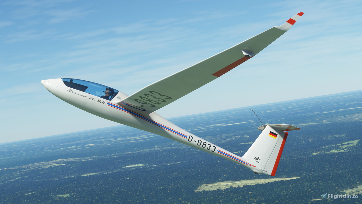 Got Friends Discus 2c Livery: D-9833 for Microsoft Flight Simulator | MSFS