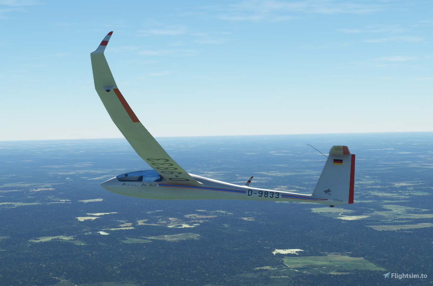 Got Friends Discus 2c Livery: D-9833 for Microsoft Flight Simulator | MSFS