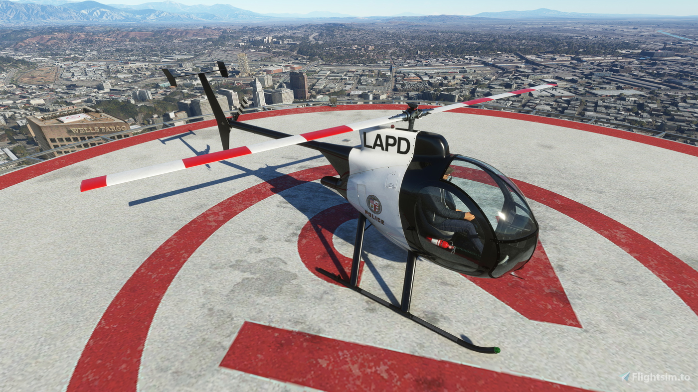 Got Friends Mini-500 Livery :: LAPD for Microsoft Flight Simulator | MSFS