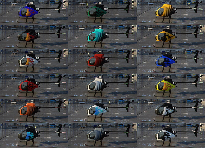 Got Friends Mini-500 Liveries for Microsoft Flight Simulator | MSFS