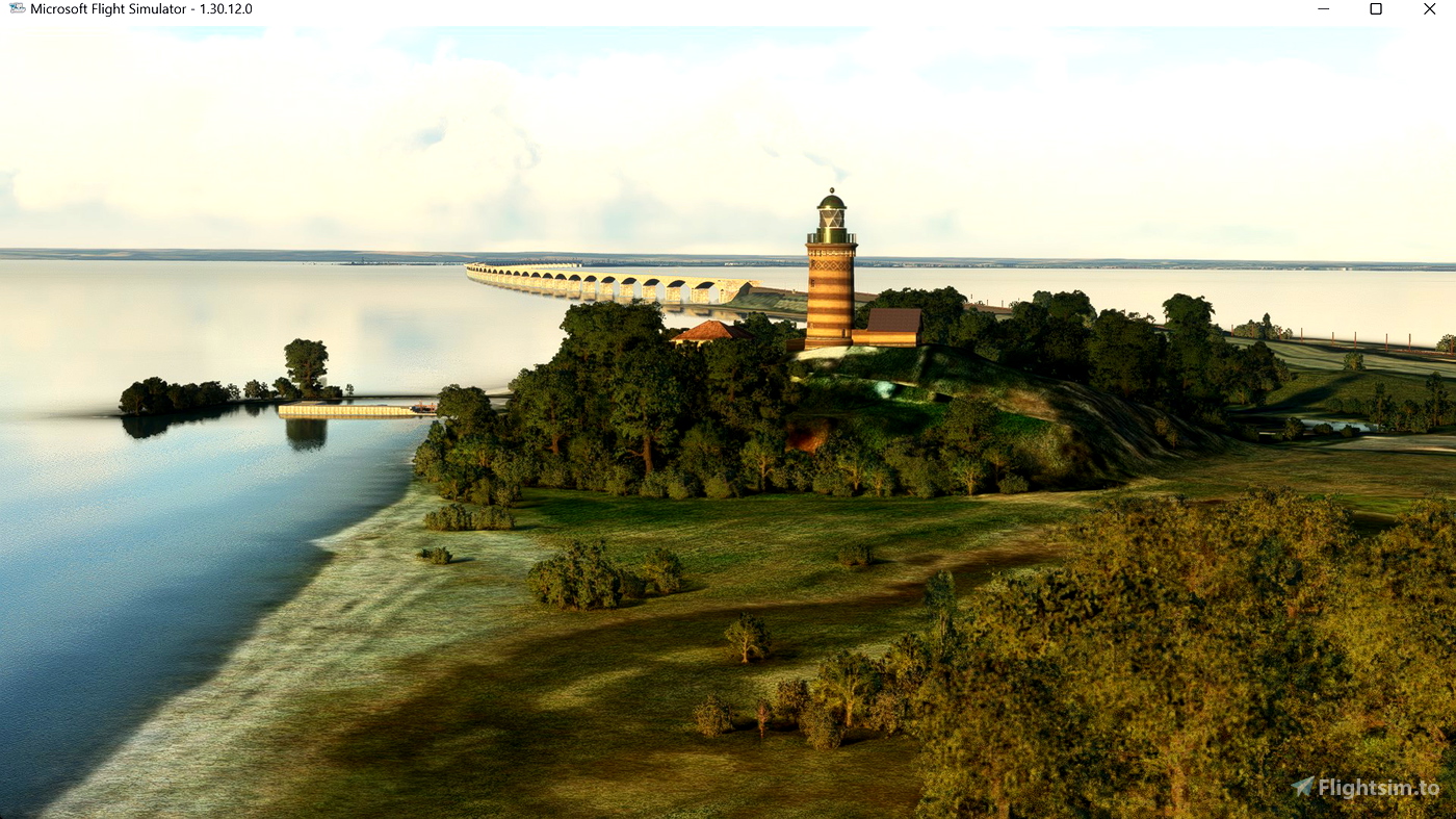 Greatbelt Link Scenery » Microsoft Flight Simulator