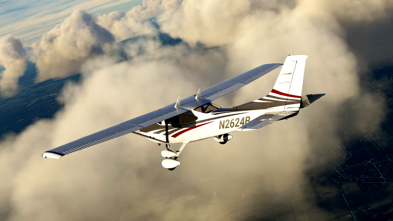 Grey and Red Livery for Carenado C182T Skylane for Microsoft Flight ...