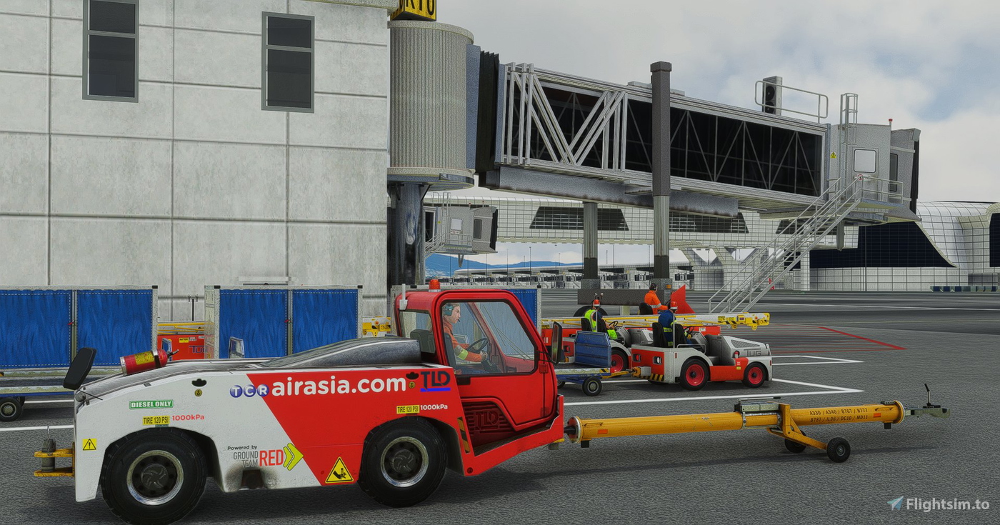 Ground Team Red , Aero Darat ,POS Aviation ,Malindo Air and Senai ...