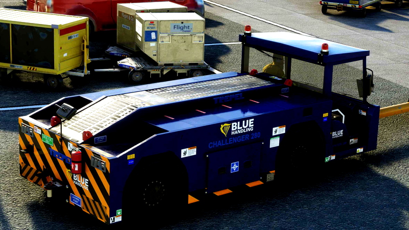 GSX Ground Vehicle Textures - Ryanair (Blue Handling) for Microsoft ...